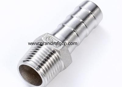 China Stainless Steel 304 316 Barb Connection Fittings Custom Precision Machined Parts Accessories for sale