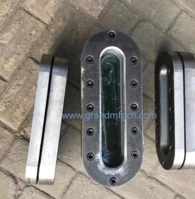 China Stainless Steel 304 Oil Level Sight Gauge with Bolts 1/2 NPT for Tank View Port for sale