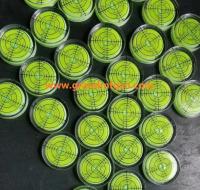 China Bull Eye Circular Level Vial Sight Glass Plastic PMMA 1-5 Bar Custom Sizes for sale
