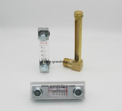 China Plastic Oil Level Gauge Indicator / aluminum hydraulic oil level indicator with level marks for Thin-wall container for sale