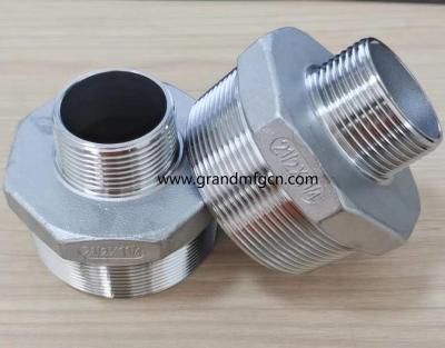 China Stainless Steel SUS316 Machined Connectors OEM Precision Turned Parts Male Thread 0.01mm Tolerance for sale