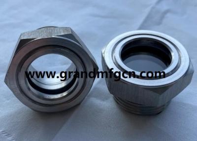 China G3/4 Stainless Steel 304 Oil Sight Glass Window with Transparent Glass for Industrial Equipment for sale