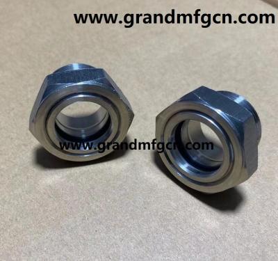 China M27x1.5 SS304 Oil Sight Glass for Hydrothermal Synthesis Autoclave Reactor 50mL for sale