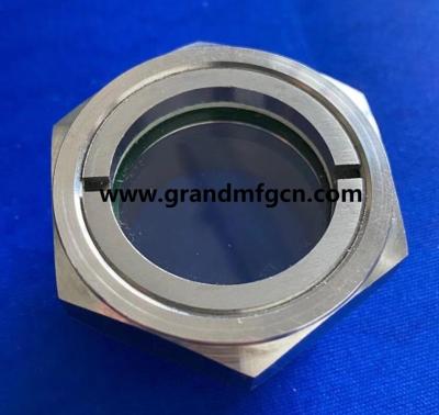 China NPT2 SS304 Oil Sight Window for 5L 10L 15L Stainless Steel Centrifugal Mixing Machine for sale