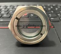 China High Pressure 1500PSI Liquid Flow Sight Glass 1 2 3 Inch NPT Oil Sight Window Gearbox Level Gauge for sale