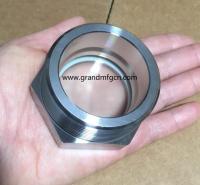 China High Pressure 1500PSI Liquid Flow Sight Glass 1 2 3 Inch NPT Oil Sight Window Gearbox Level Gauge for sale