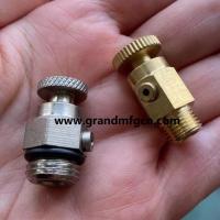 China Brass NPT Thread Radiator Vent Plug Precision CNC Machined Parts 0.01mm Tolerance for sale