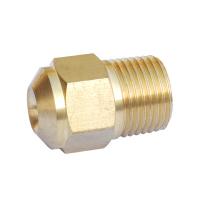China Custom Precision Brass Machined Parts CNC Turned Elbow Thread Connectors 0.01mm Tolerance for sale