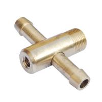China Custom Precision Brass Machined Parts CNC Turned Components 0.01mm Tolerance for sale