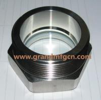 China Stainless Steel SS304 SS316 Oil Level Sight Glass 1 Inch 2 Inch NPT Thread Pressure Container View Port for sale