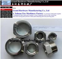 China Stainless Steel Oil Sight Glass with Reflector SS304 NPT 1 3/4 Inch 1 1/4 Inch for sale