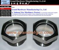 China Stainless Steel SS304 SS316 Oil Level Sight Glass 1/2 to 2 Inch NPT Thread Pressure Container View Port for sale