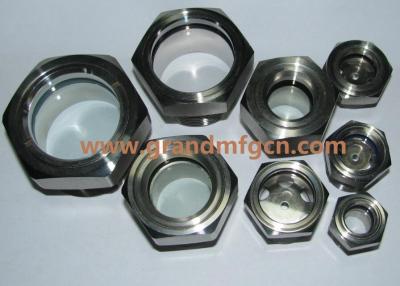 China Stainless Steel 304 Oil Sight Glass Plug G3/8 MNPT 1MPa Pressure Liquid Viewport for sale