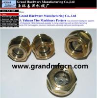 China Brass BSP Thread Oil Level Sight Glass G1 1/4 G1 with Red Ball for Air Compressor Pump 5-10 Bar for sale