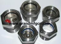 China SS304 Oil Level Sight Glass 2 Inch NPT Thread Fluid View Bull Eye Sight Port 5-10 Bar for sale