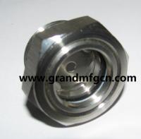China SS304 Male Thread M27x1.5 Sight Glass Oil Window for Autoclave Reactor 5-120 Bar for sale