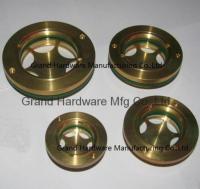 China Brass Oil Level Sight Glass G1 1/2 BSP Thread 5-10 Bar for Compressor Pump Gearbox for sale