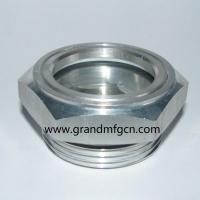 China Milled Hex Head Aluminum Oil Sight Glass Indicator M22x1.5 M27x1.5 for Air Compressors Roots Blowers for sale