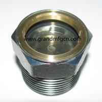 China Steel Sight Glass 1/2 BSP Thread Oil Level Indicator for Gearbox 5-10 Bar for sale