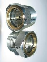 China Steel Oil Level Sight Glass BSP G Thread 1/2 to 2 Inch for Air Compressor Pumps for sale