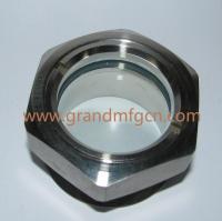 China Stainless Steel 316 Male NPT Thread Sight Glass 4Mpa Oil Level Gauge with Big Viewing Port for sale
