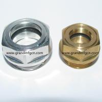 China Aluminum 6061 Oil Sight Glass G1/2 Thread 10 Bar Fluid Level Gauge for Gearbox for sale