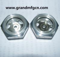 China Aluminum 6061 Oil Sight Glass G1/2 Thread 10 Bar Fluid Level Gauge for Gearbox for sale