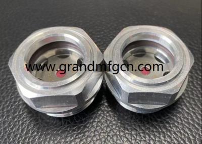 China Aluminum Oil Level Sight Glass M20x1.5 M22x1.5 M27x1.5 Bull Eye Gauge Metric Thread for sale