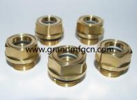 China Brass Metric Thread Oil Sight Glass 5-10 Bar Air Compressor Reducer Indicator for sale