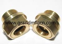 China BSP 3/8 Brass Oil Level Sight Gauge for Pump Tank Oil Level Checking 10 Bar for sale