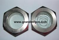 China Steel Fused Sight Window 1-1/2 BSP Male Thread with Natural Glass 260C 12MPa for sale