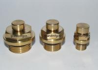 China NPT Brass Breather Vent Plug 1/8 to 1/2 Inch 0.2 Bar Air Release Valve for Speed Reducers for sale