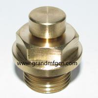 China Brass Breather Vent Plug G Thread 3/8 to 1/2 Natural Air Release Oil Filler Plug 0.005-0.03 MPa for sale
