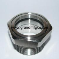 China Stainless Steel M42x1.5 Metric Thread Oil Level Sight Gauge SS316 Knob Type Sight Plug for sale