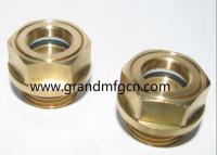 China Brass Metric Thread Oil Sight Glass 5-10 Bar Air Compressor Reducer Indicator for sale