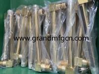 China Brass Aluminum Steel Oil Level Gauge G1/4 G1/2 BSP Thread 50mm to 600mm for Gearboxes Hydraulic Reservoir for sale