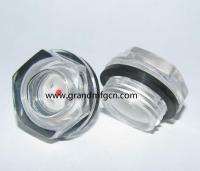 China Plastic PMMA Oil Level Sight Glass G Thread 1/4 to 2 Inch 1-5 Bar Pressure Range for sale