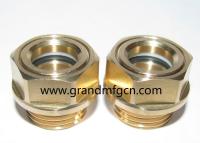 China G3/4 Brass Dome Oil Sight Glass Fluid Level Indicator 5-10 Bar BSP Thread for sale