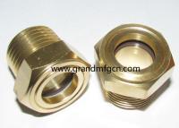 China NPT Thread Oil Sight Glass 1/4 to 2 Inch 2Mpa Tempered Glass for Gearbox Reducer for sale