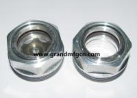 China Aluminum Oil Sight Glass M22x1.5 M27x1.5 Hex Screw In Level Gauge 10 Bar Indicator for sale