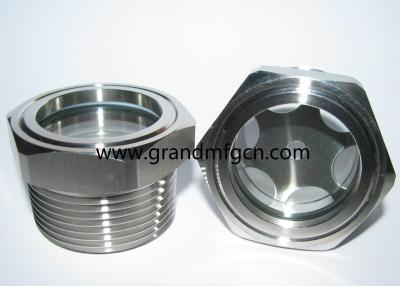 China Stainless Steel Oil Sight Glass G3/4 G1 G1 1/4 G2 Male BSP Thread with SS316 Reflector Red Floating Ball for sale
