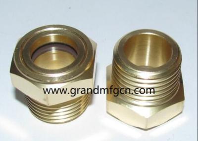 China Brass Oil Level Sight Glass G1/2 G3/4 G1 with SS304 Reflector 5-10 Bar for sale