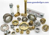 China Brass BSP Thread Oil Level Sight Glass G1 1/4 G1 with Red Ball for Air Compressor Pump 5-10 Bar for sale