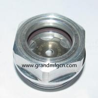China Aluminum Oil Sight Glass M22x1.5 M27x1.5 Hex Screw In Level Gauge 10 Bar Indicator for sale