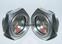 China Aluminum Oil Sight Glass M22x1.5 M27x1.5 Hex Screw In Level Gauge 10 Bar Indicator for sale