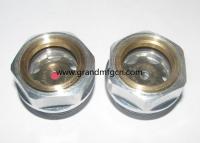 China Aluminum Oil Sight Glass M22x1.5 M27x1.5 Hex Screw In Level Gauge 10 Bar Indicator for sale