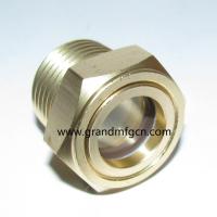 China Brass Oil Level Sight Glass Gauge NPT 1/2 3/4 1 Inch Heavy Duty Radiator Pump Plug for sale