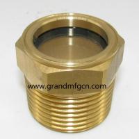 China G3/4 Brass Dome Oil Sight Glass Fluid Level Indicator 5-10 Bar BSP Thread for sale