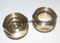China Brass BSP Thread Oil Level Sight Glass G1 1/4 G1 with Red Ball for Air Compressor Pump 5-10 Bar for sale