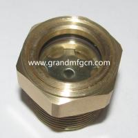 China M36x1.5 Metric Hex Brass Oil Sight Glass for Air Compressor 5-10 Bar for sale